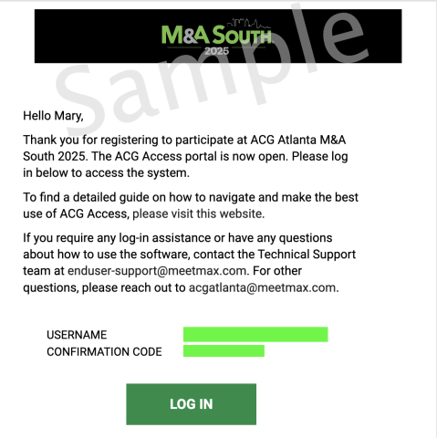 ACG Access – The Official M&A South Scheduler | ACG Atlanta